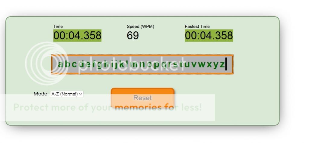 Speed type the alphabet. | Terraria Community Forums
